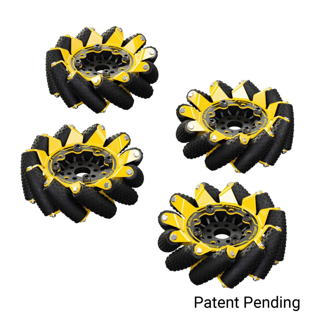 Conjunto de Rodas Mecanum GripForce™ – stemOS